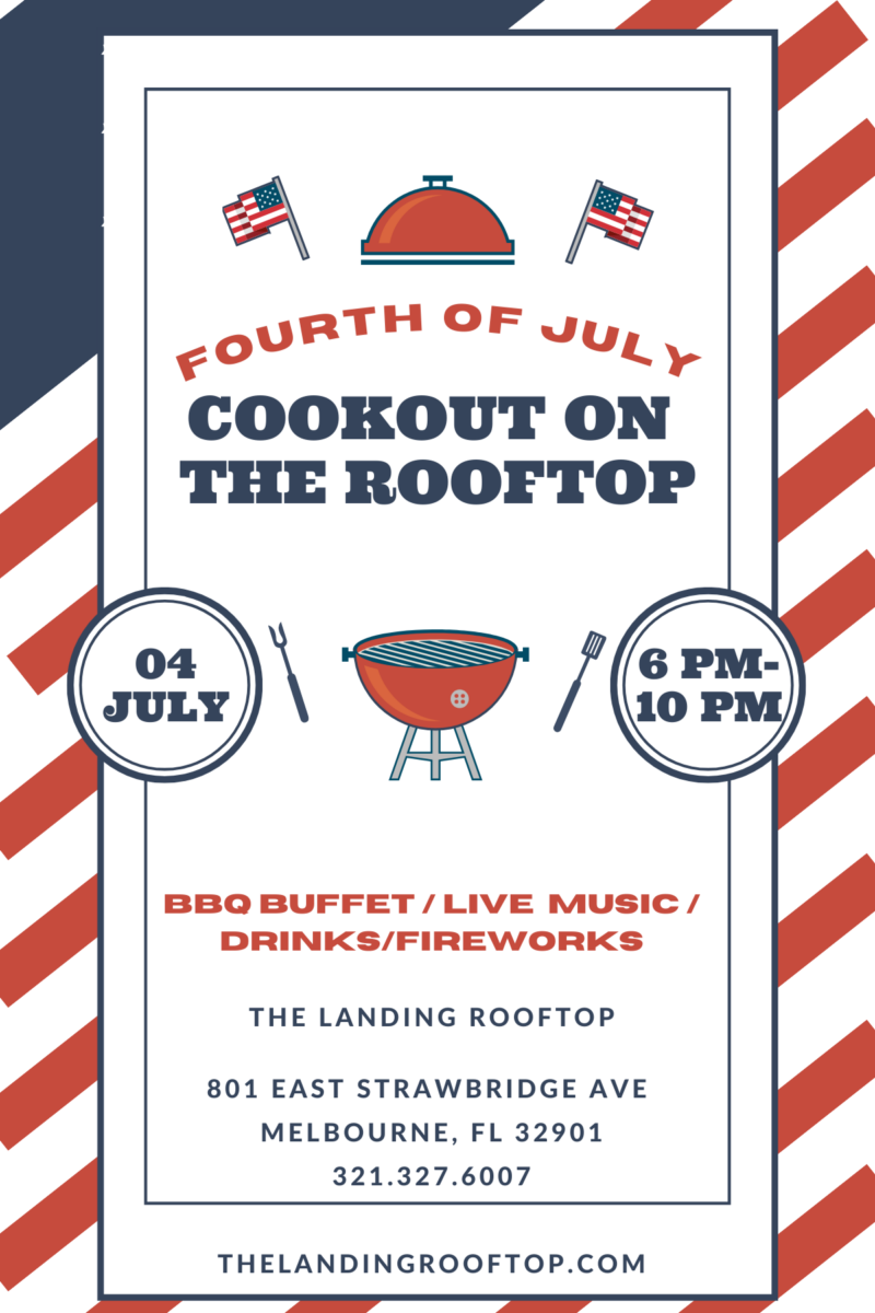 4th of July Cookout on the Rooftop at Hotel Melby - Downtown Melbourne