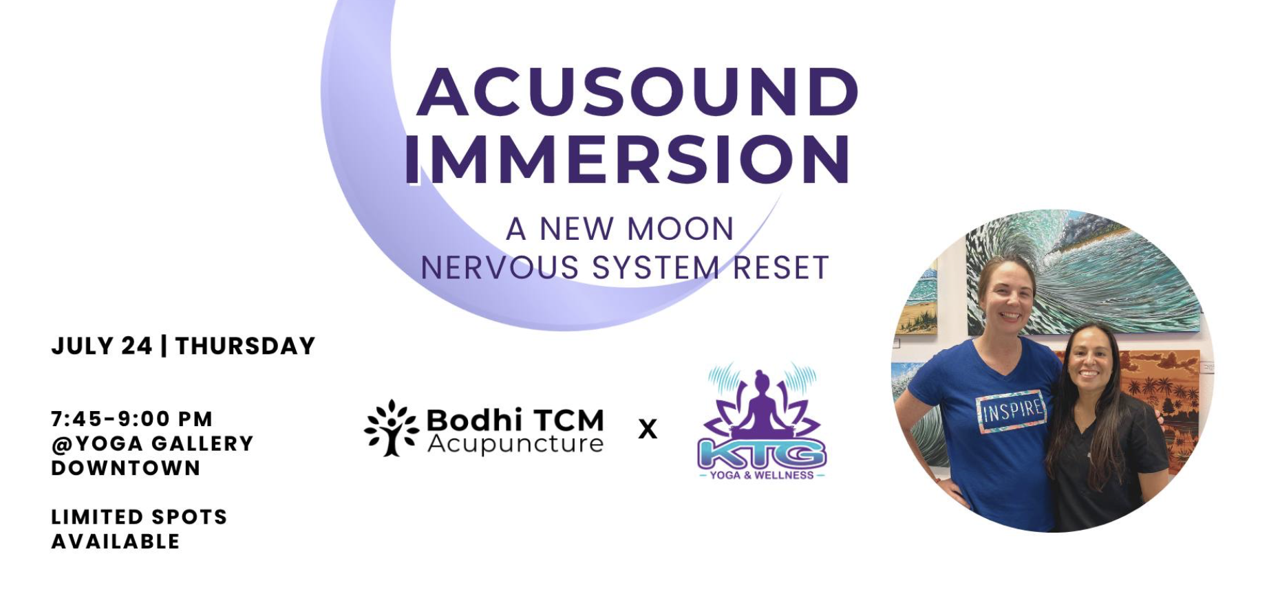 Acusound Immersion: A New Moon Nervous System Reset - Downtown Melbourne